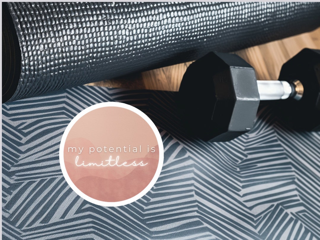 My Potential is Limitless. Motivational Affirmation Sticker, Reusable ...