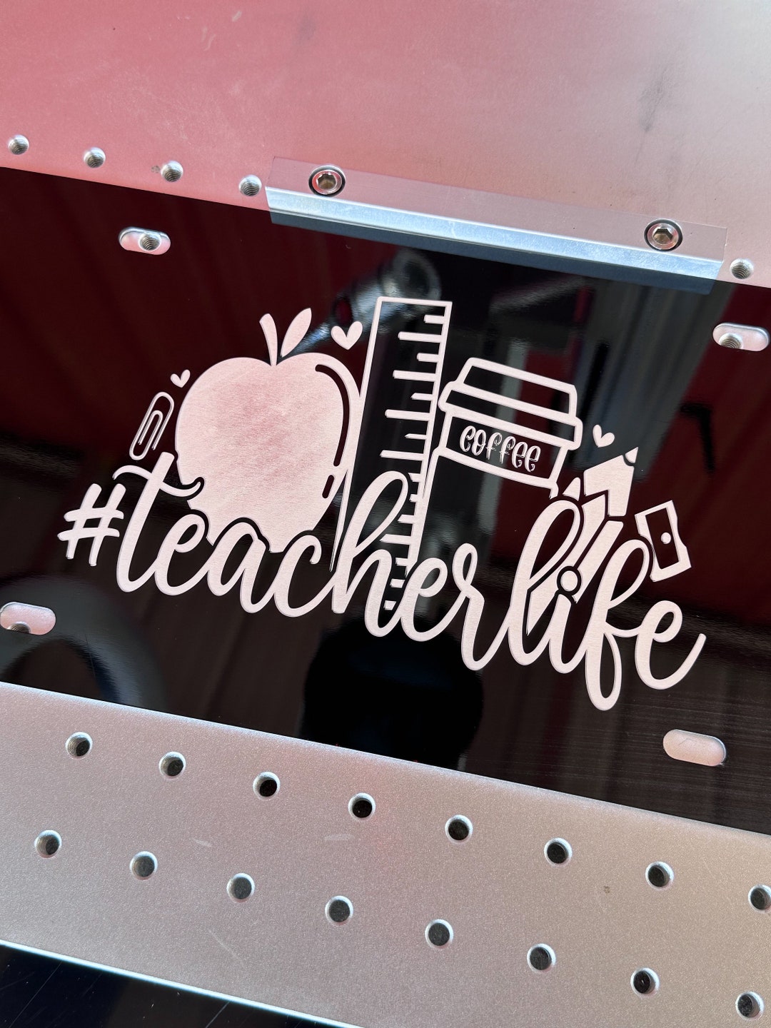 Teacher License Plate - Etsy