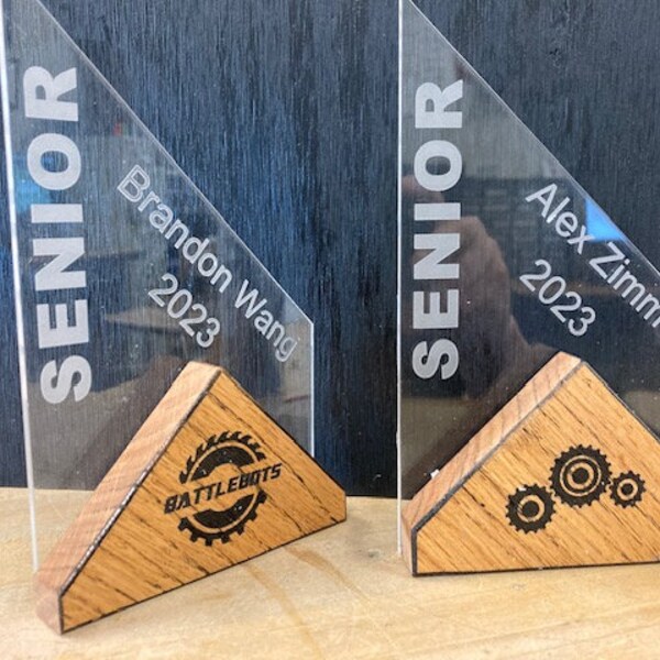 Wood Trophy (Just for you!) - Etsy