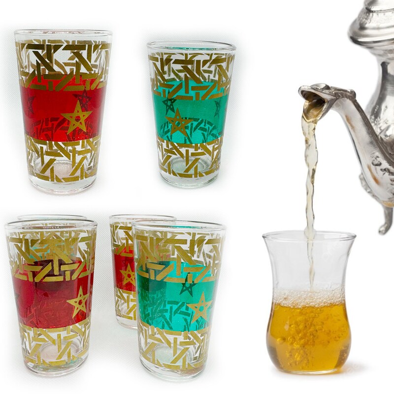 Moroccan Tea Glasses - Etsy