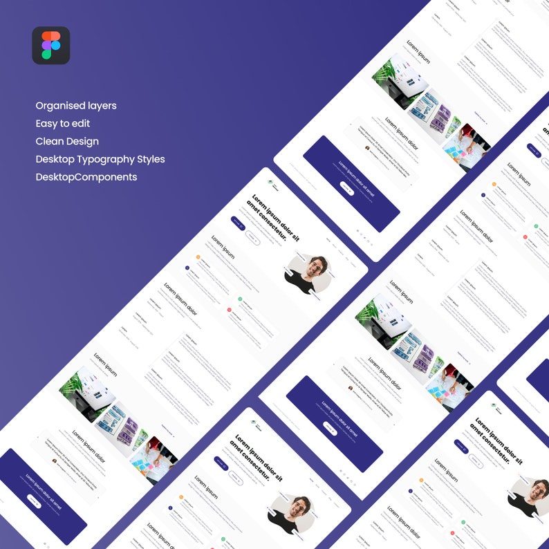 Figma Portfolio Template | CV Portfolio Template | UI Design | One Page ...