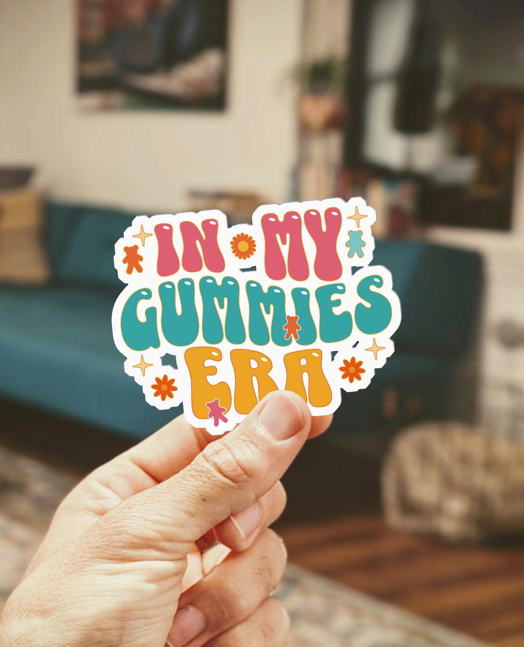 Cute Gummie Era Sticker Girly Garden Edibles Stickers Gift for ...