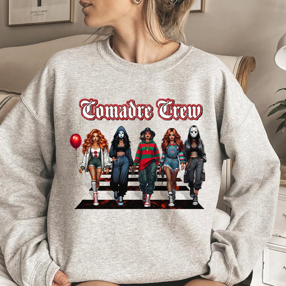 Comadre Crew Horror Movie Png, Girls Movie Killer Png, Halloween Horror ...