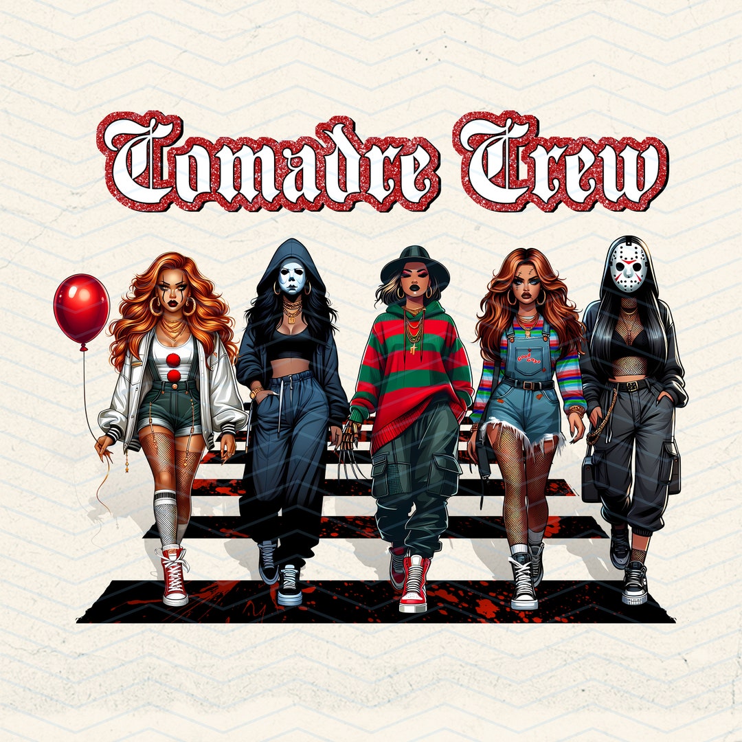 Comadre Crew Horror Movie Png, Girls Movie Killer Png, Halloween Horror ...