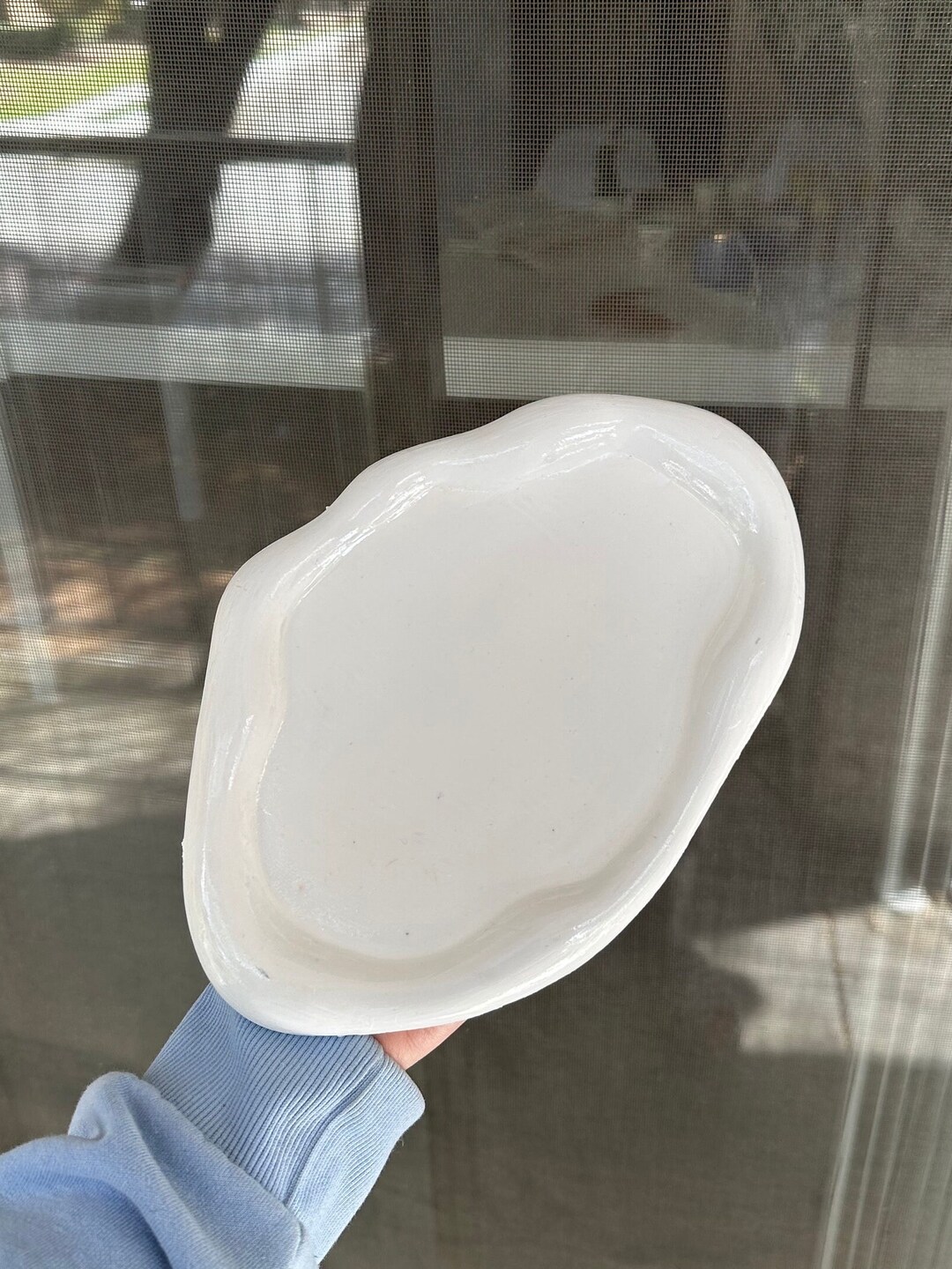 Concrete Tray Wavy Display Tray Coffee Table Tray Make up Tray Jewerly ...