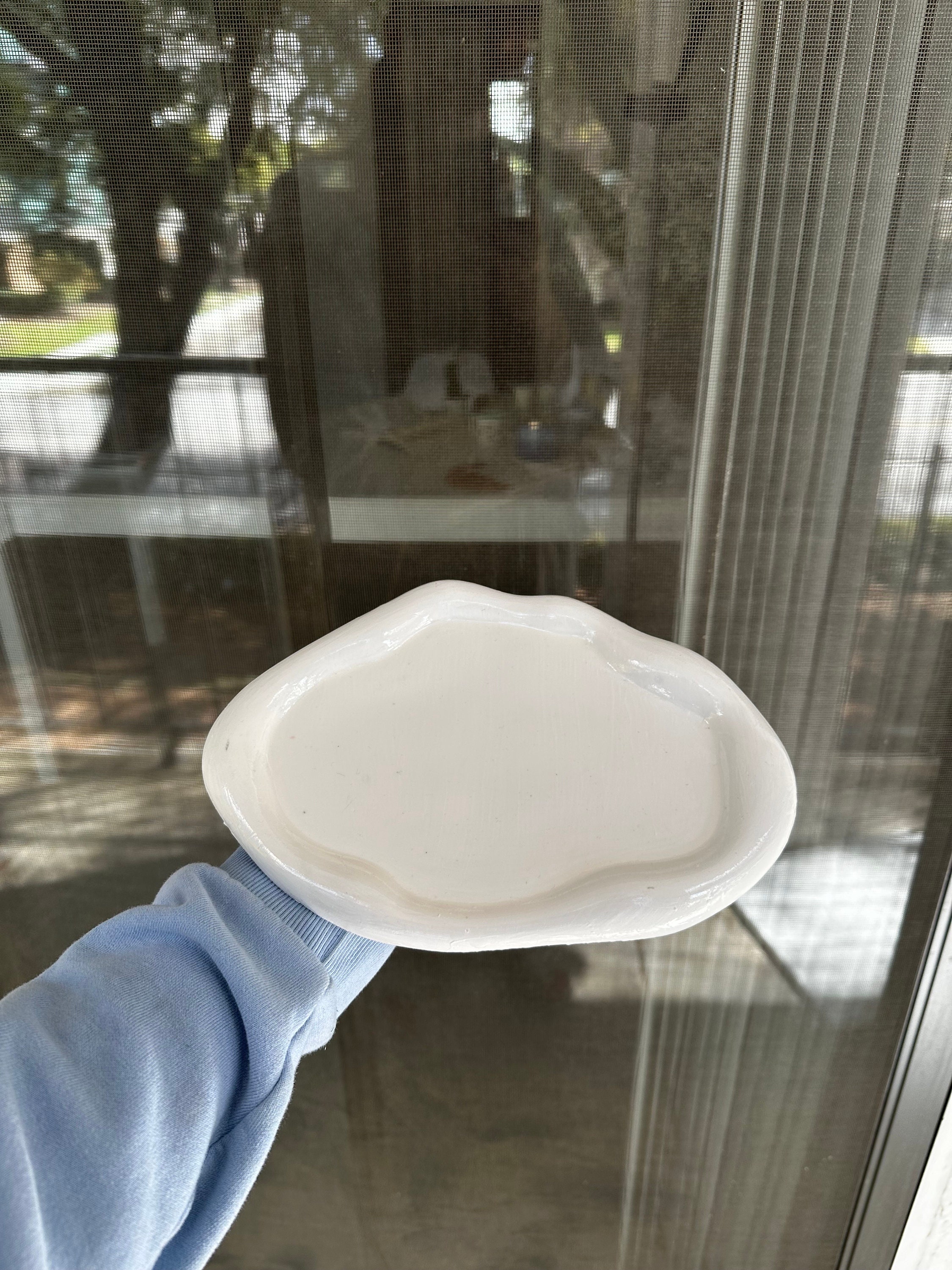 Concrete Tray Wavy Display Tray Coffee Table Tray Make up Tray Jewerly ...