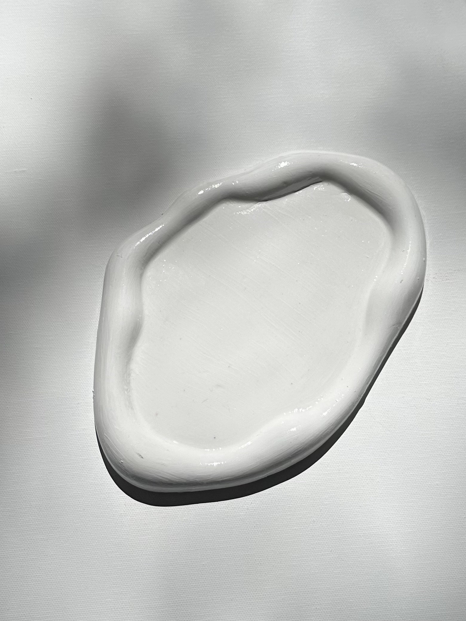 Concrete Tray Wavy Display Tray Coffee Table Tray Make up Tray Jewerly ...