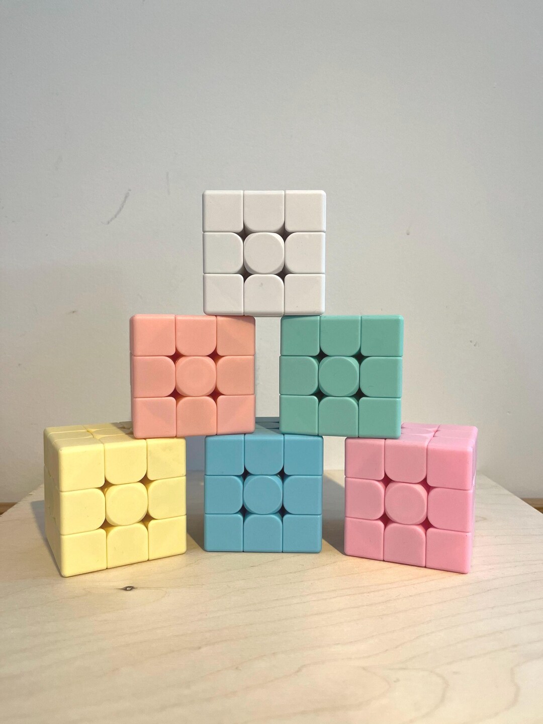 LIMITED EDITION - Pastel Colored Rubik's Cubes - Etsy