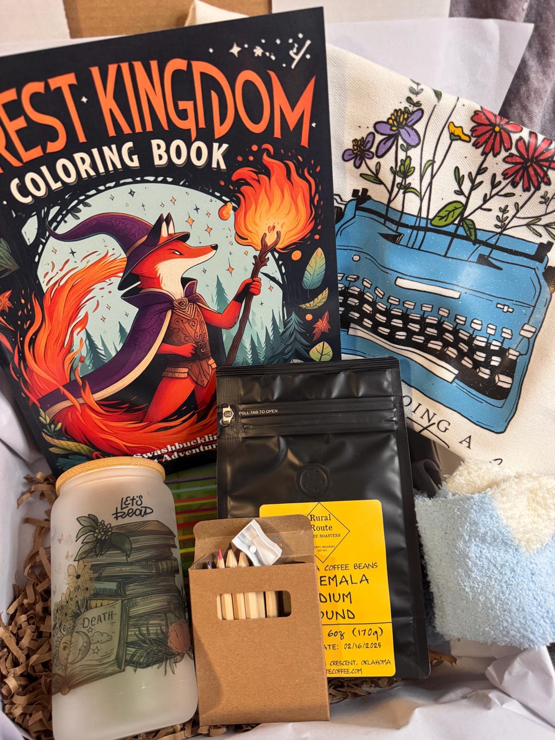 Coloring Book Box - Etsy