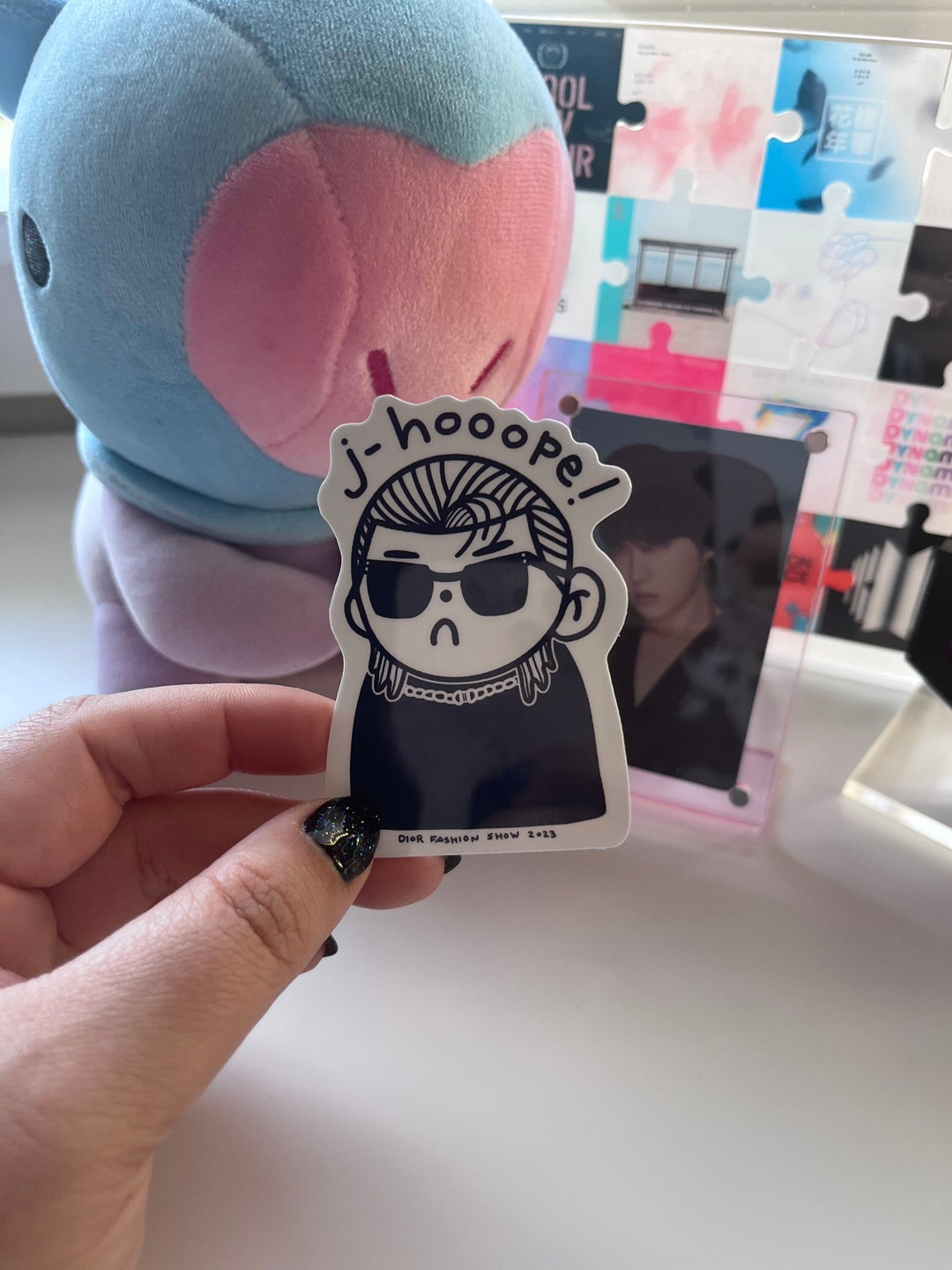 BTS J-hope Dior Fashion Show Sticker - Etsy
