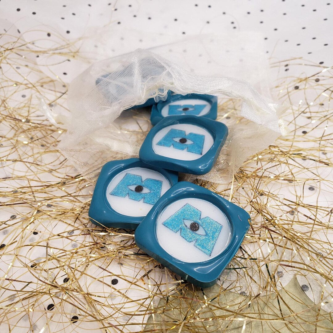 Monsters Inc Glitter Wax Seals 6 Pieces - Mike and Sully Pixar ...