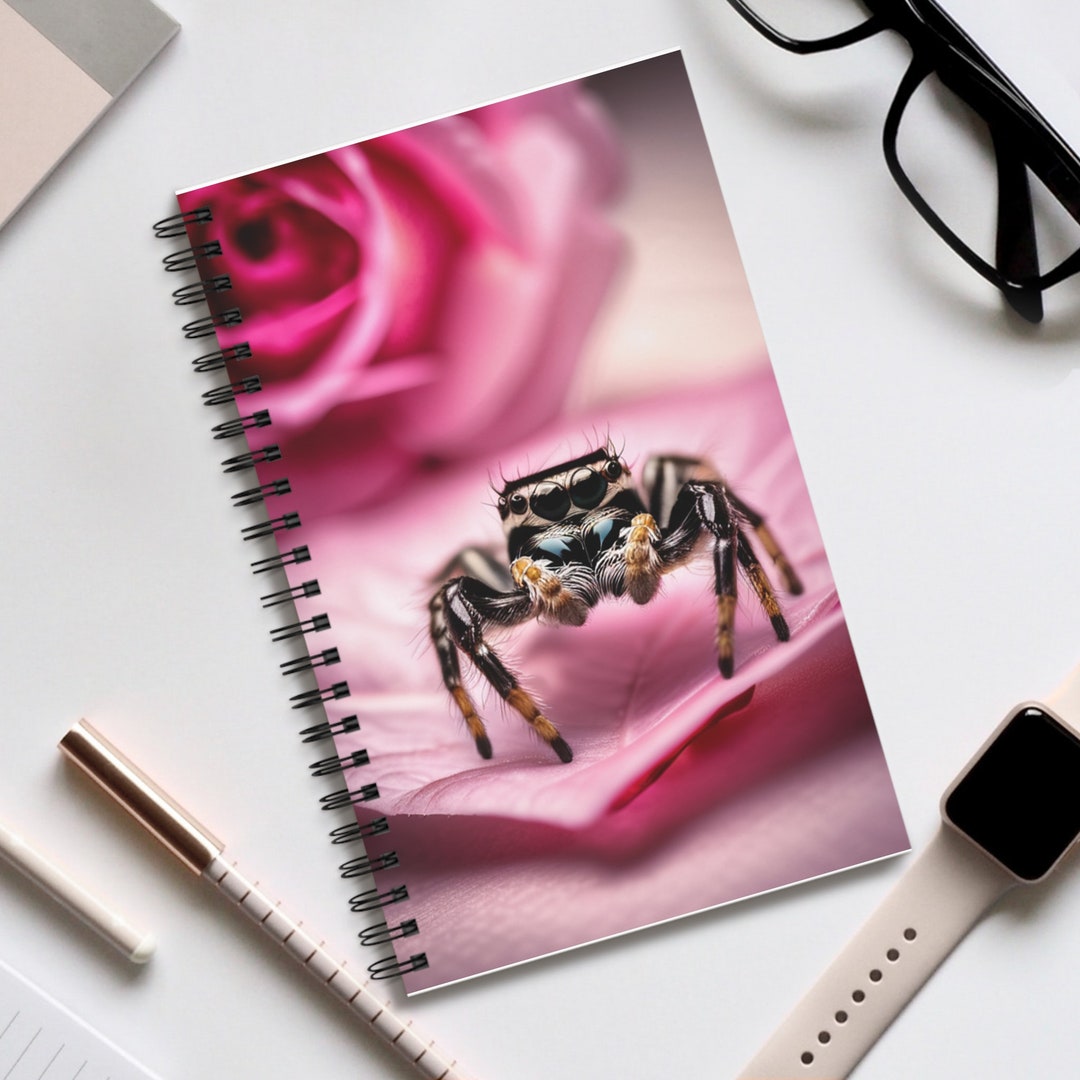 Beautiful Fine Art Jumping Spider Journal, Manifestation Journal ...