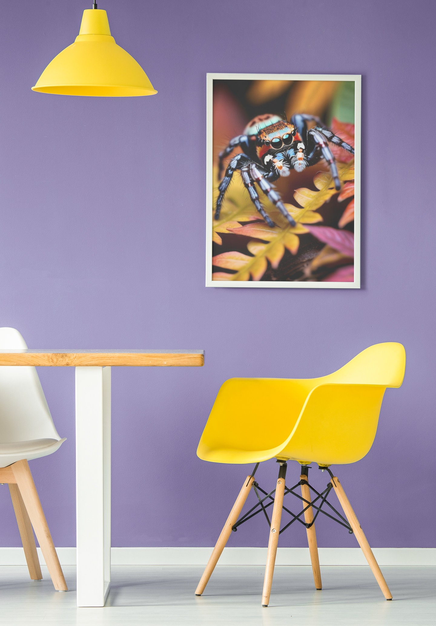 Fine Art Jumping Spider Poster. Jumping Spider Gifts, Saint Patricks ...