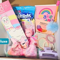 Personalised Pink Hamper Gift Box // Girls Birthday Hamper, Spa Treat ...