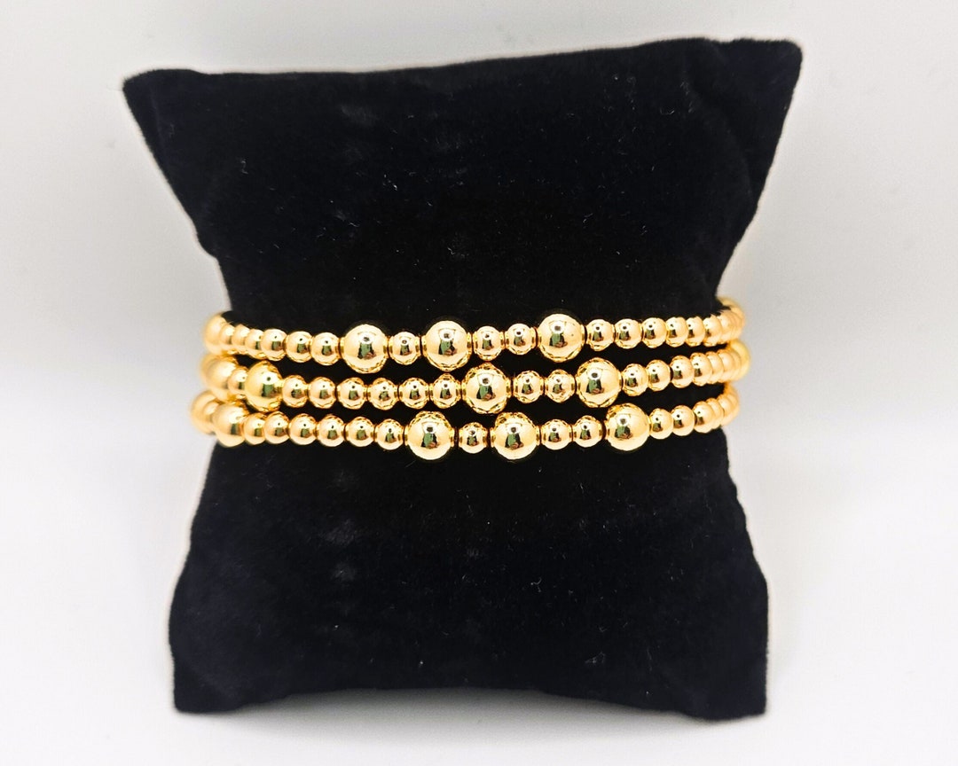 Gold Stacking Bracelets Women's Gold Plated Tarnish Resistant Jewelry ...