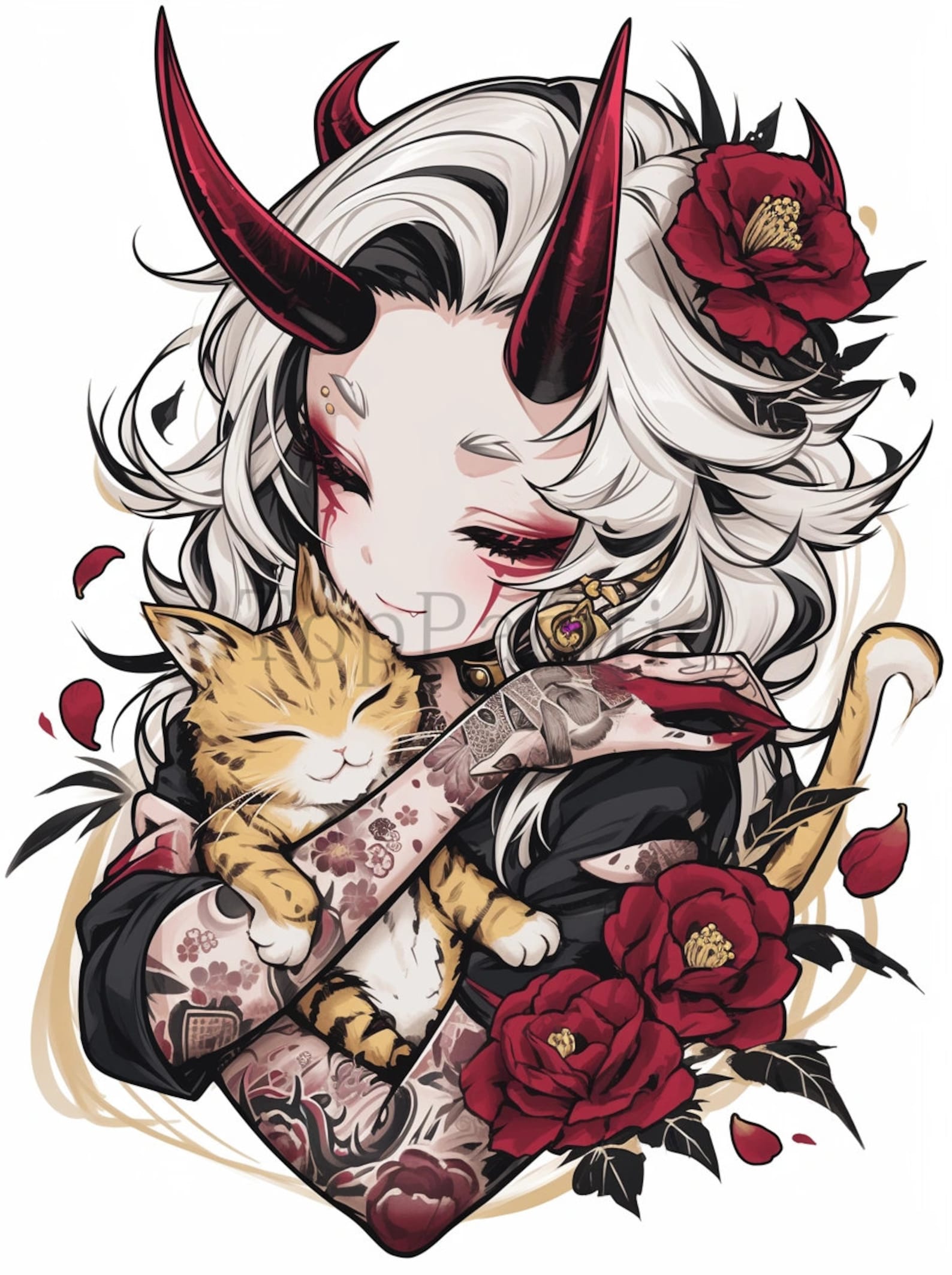 Neo-traditional Tattoo Art Prints Set of 10 Gothic Victorian Designs ...