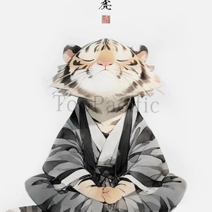 Zen Chinese Zodiac Art Prints 1st Set of 6 - Rat, Ox, Tiger, Rabbit ...
