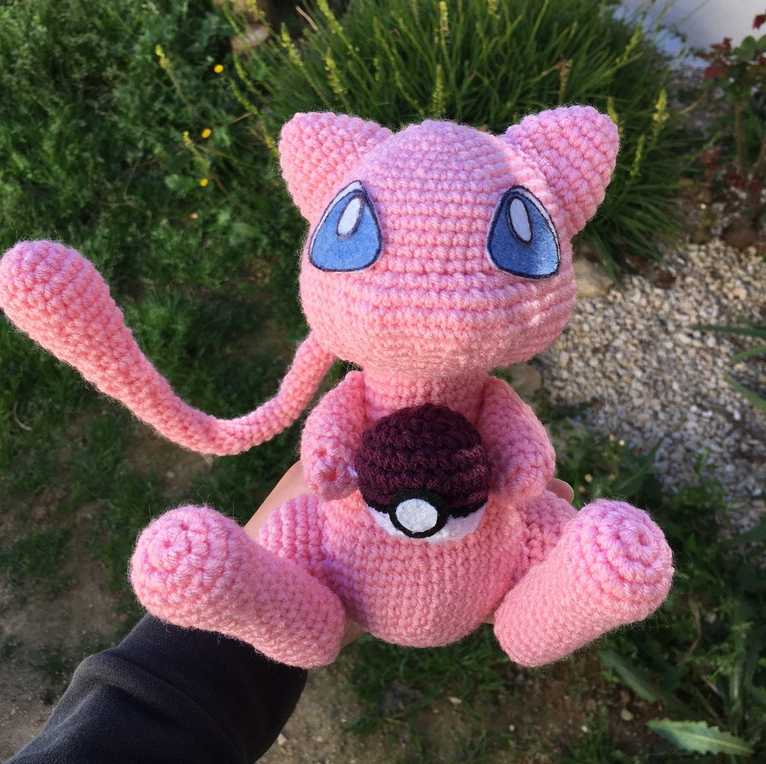 Handmade Pokémon Mew Plush - Etsy