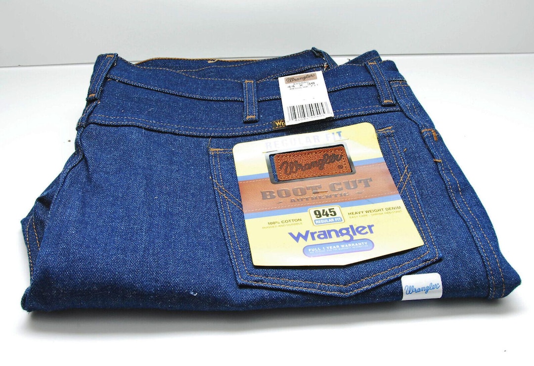 Wrangler Boot Cut Authentic 945 Reg Fit Jeans Heavyweight Denim New ...