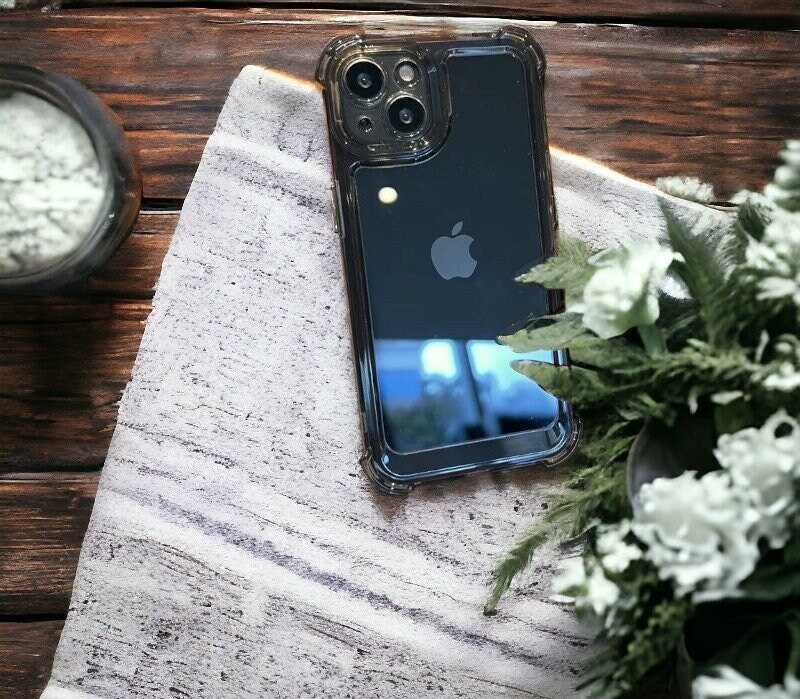 Luxury Shockproof Transparent Case for iPhone 15 14 13 12 11 Pro Max X ...