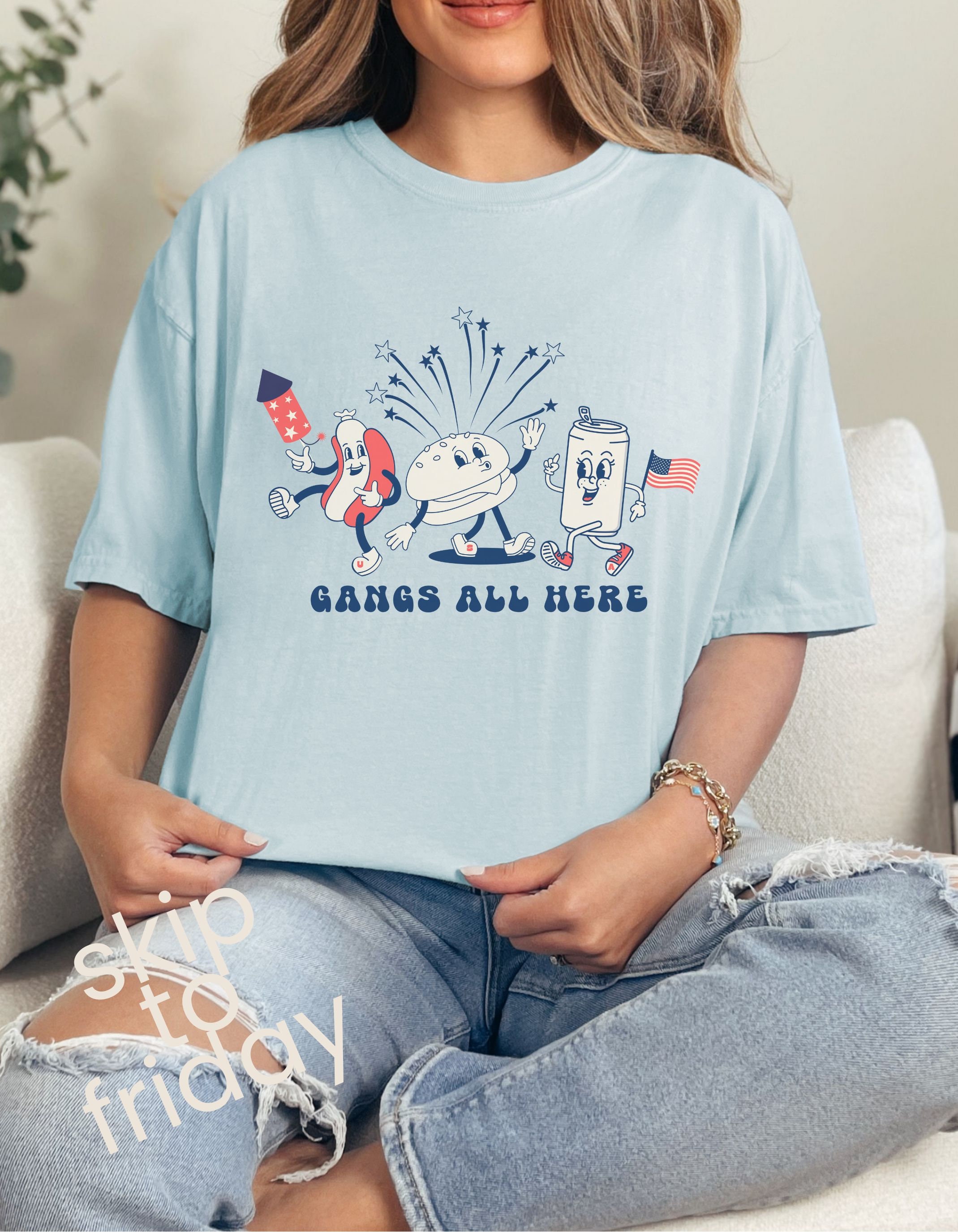 Gangs All Here 4th of July T-shirt - Etsy