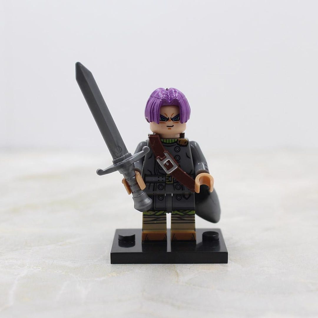 Deluxe Warrior Trunks With Sword Custom Brick Building Toy Collectible ...