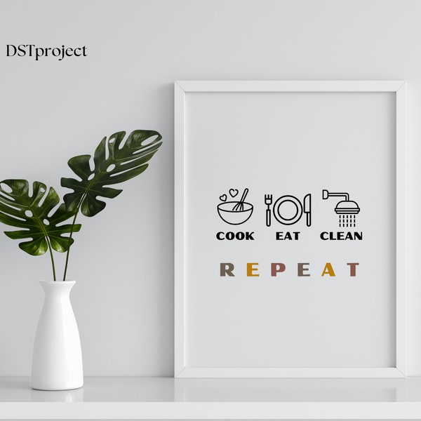 Clean Eating Art - Etsy