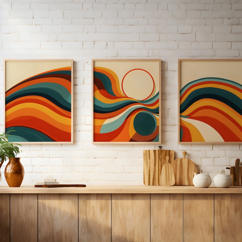 Retro Wall Art - Etsy UK