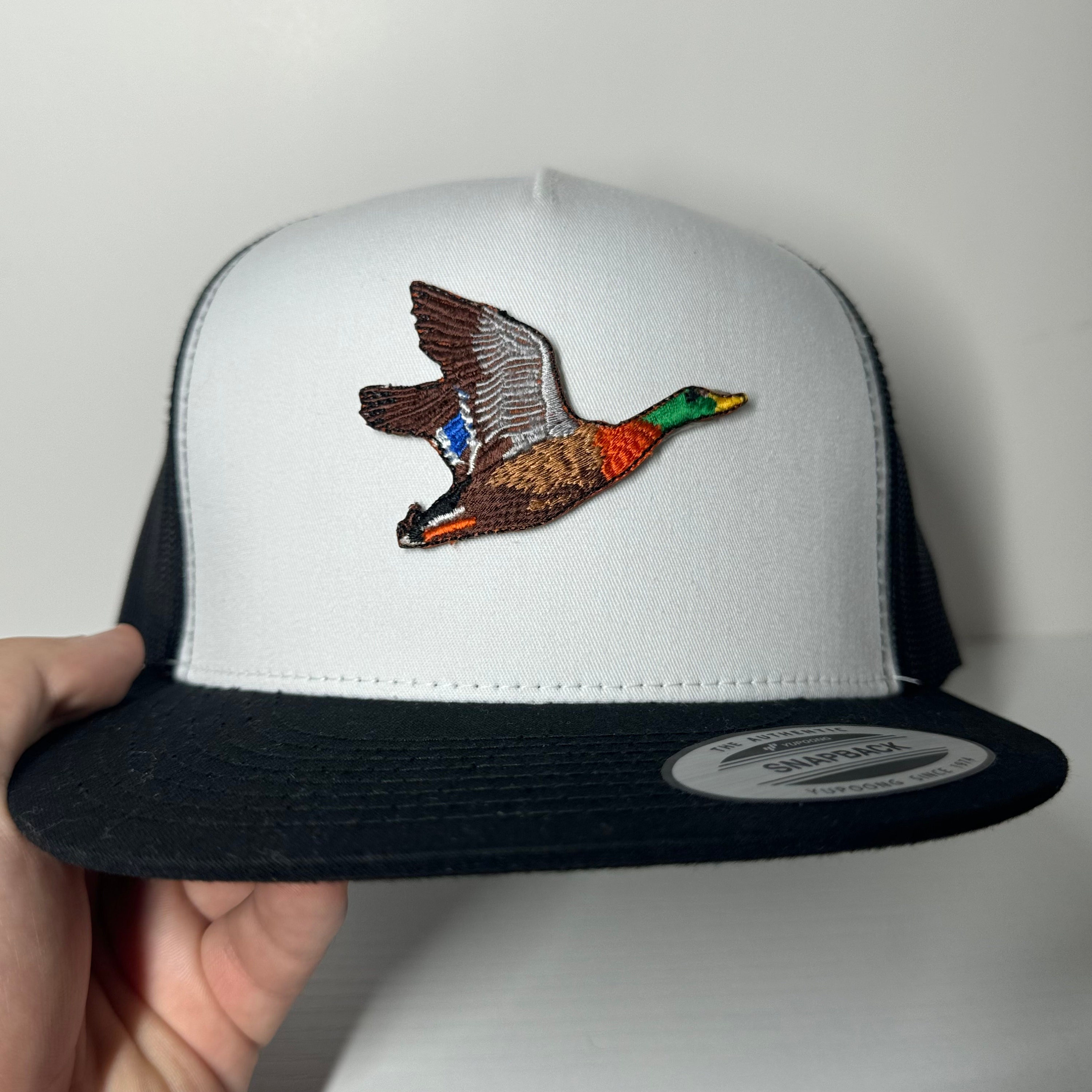 Duck Season Black & White Trucker Hat, Funny Hat, Retro Mesh Back ...