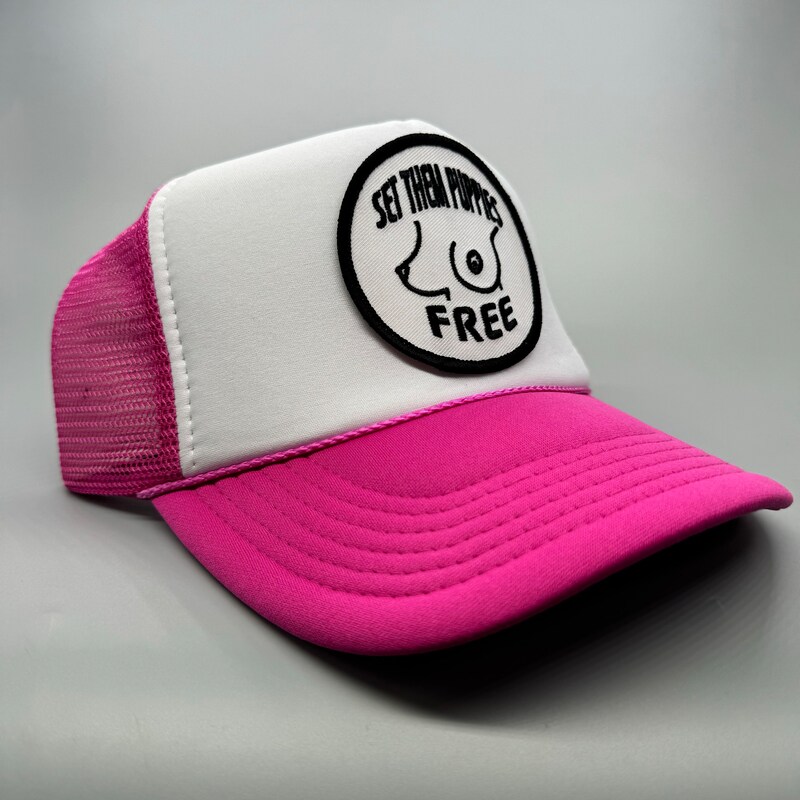 Pink Trucker Hats - Etsy
