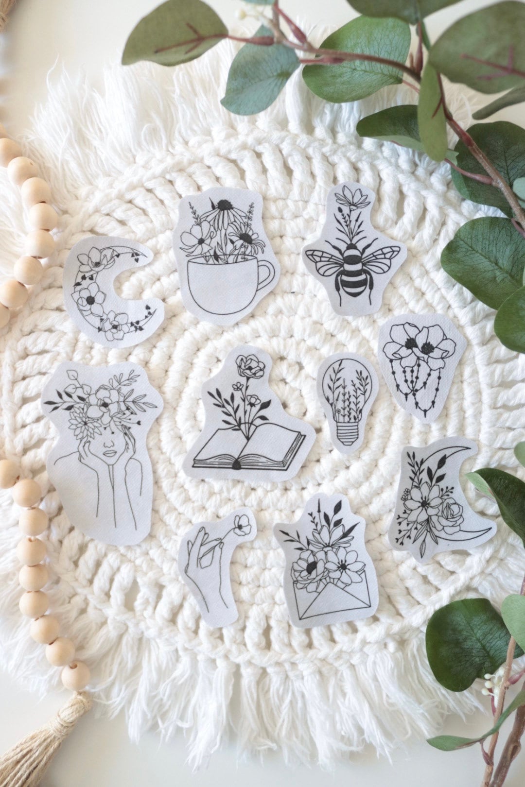 Boho Hand Embroidery Patterns| Stick and Stitch | Retro | Hippie ...