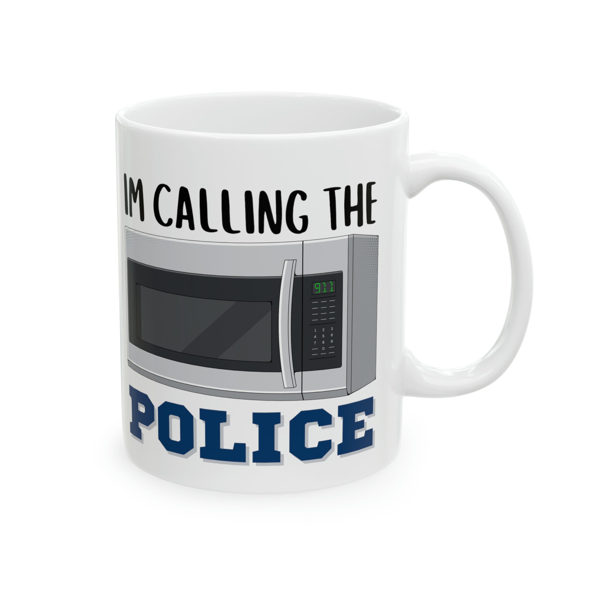 Calling the Police Coffee Mug Best Selling Items Weirdcore Funny Gift ...