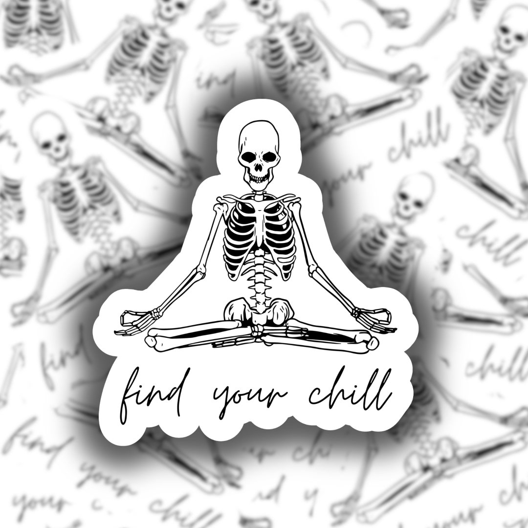 Find Your Chill Sticker Stickers That Go Hard Weirdcore Weird Stuff ...