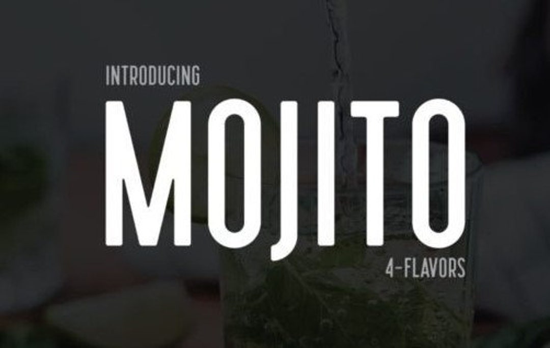 Mojito Font, Script Beautiful Font, Vintage Cheap Font, Retro ...