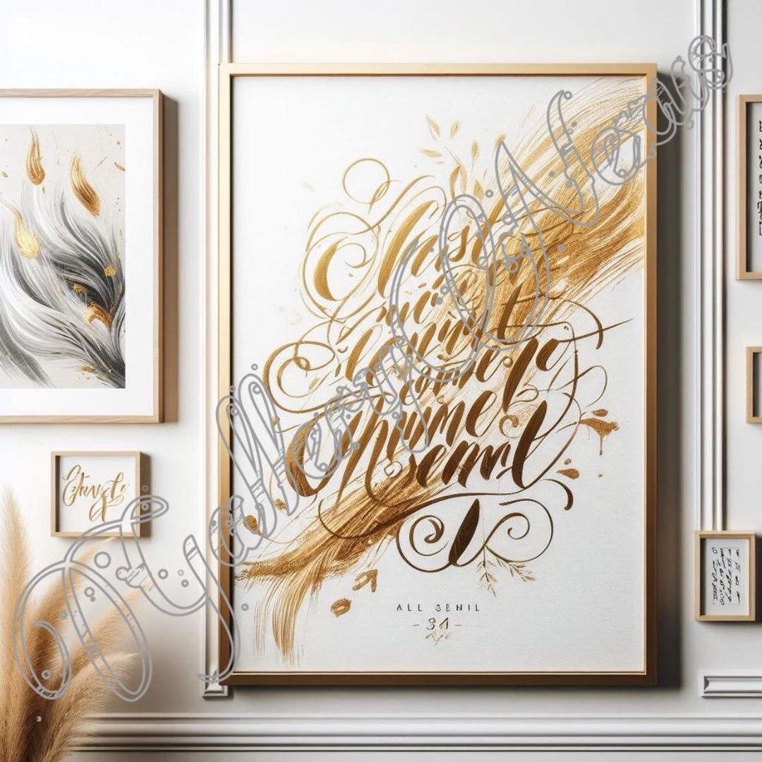 Beyond Ink: the Artistry of Digital Calligraphy - Etsy