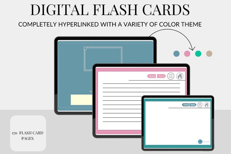 Digital Flash Cards - Goodnotes Flash Cards - iPad Flash Cards ...