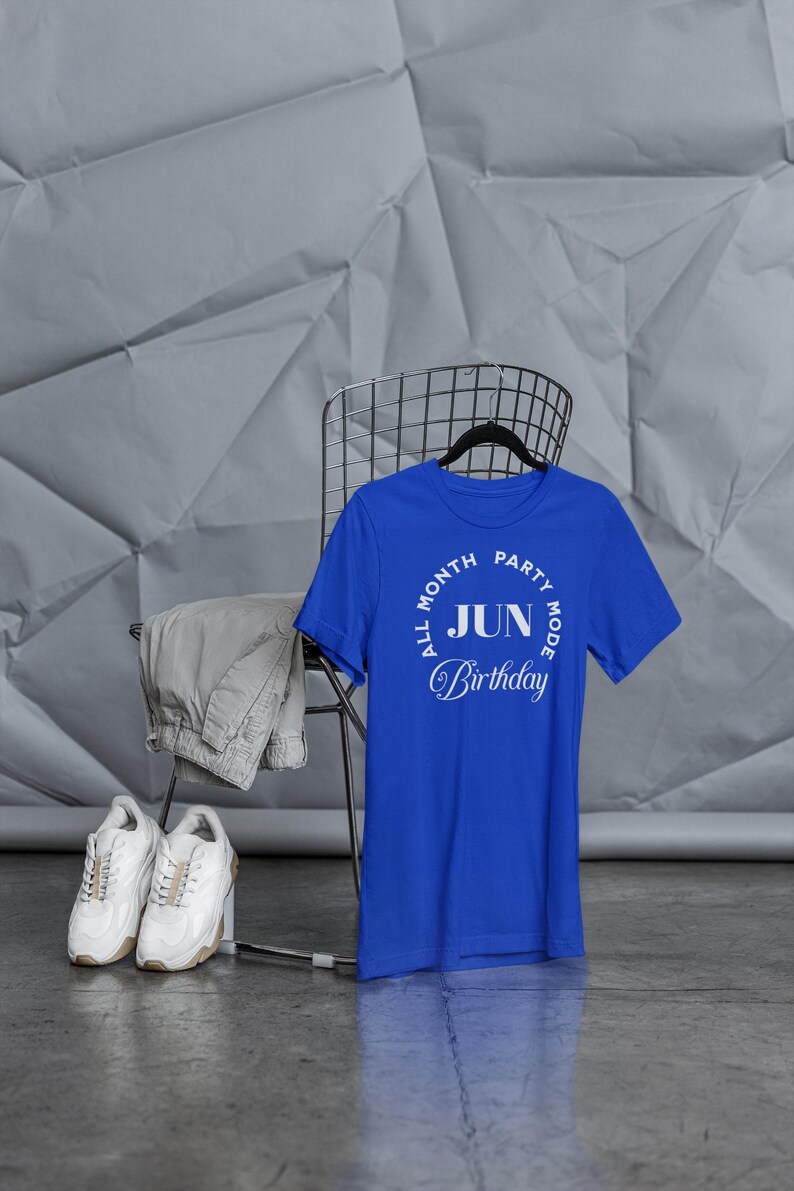 June Birthday Party Tee Month of the Year Keepsake Gift for Her Him ...