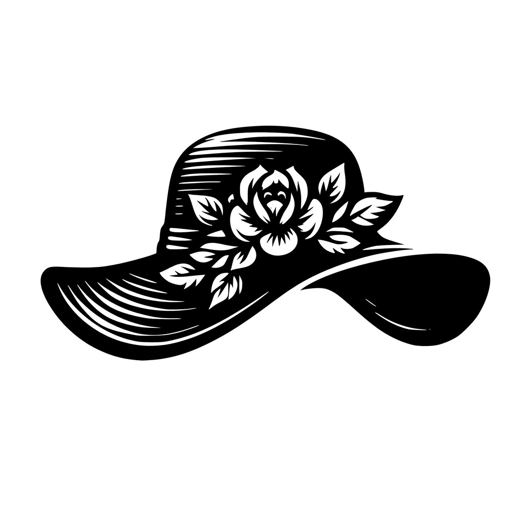 Kentucky Derby Horse Race Hat PNG SVG Gift Mother Days Hat Design ...