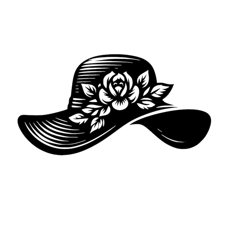 Kentucky Derby Horse Race Hat PNG SVG Gift Mother Days Hat Design ...