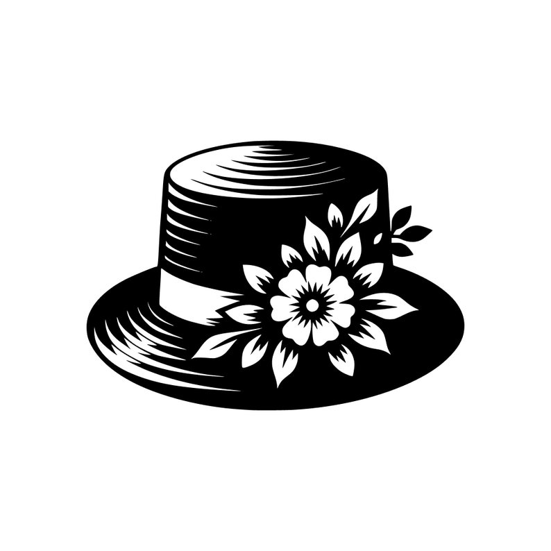 Kentucky Derby Hat PNG SVG Cricut Files Mothers Day Hat Design Digital ...