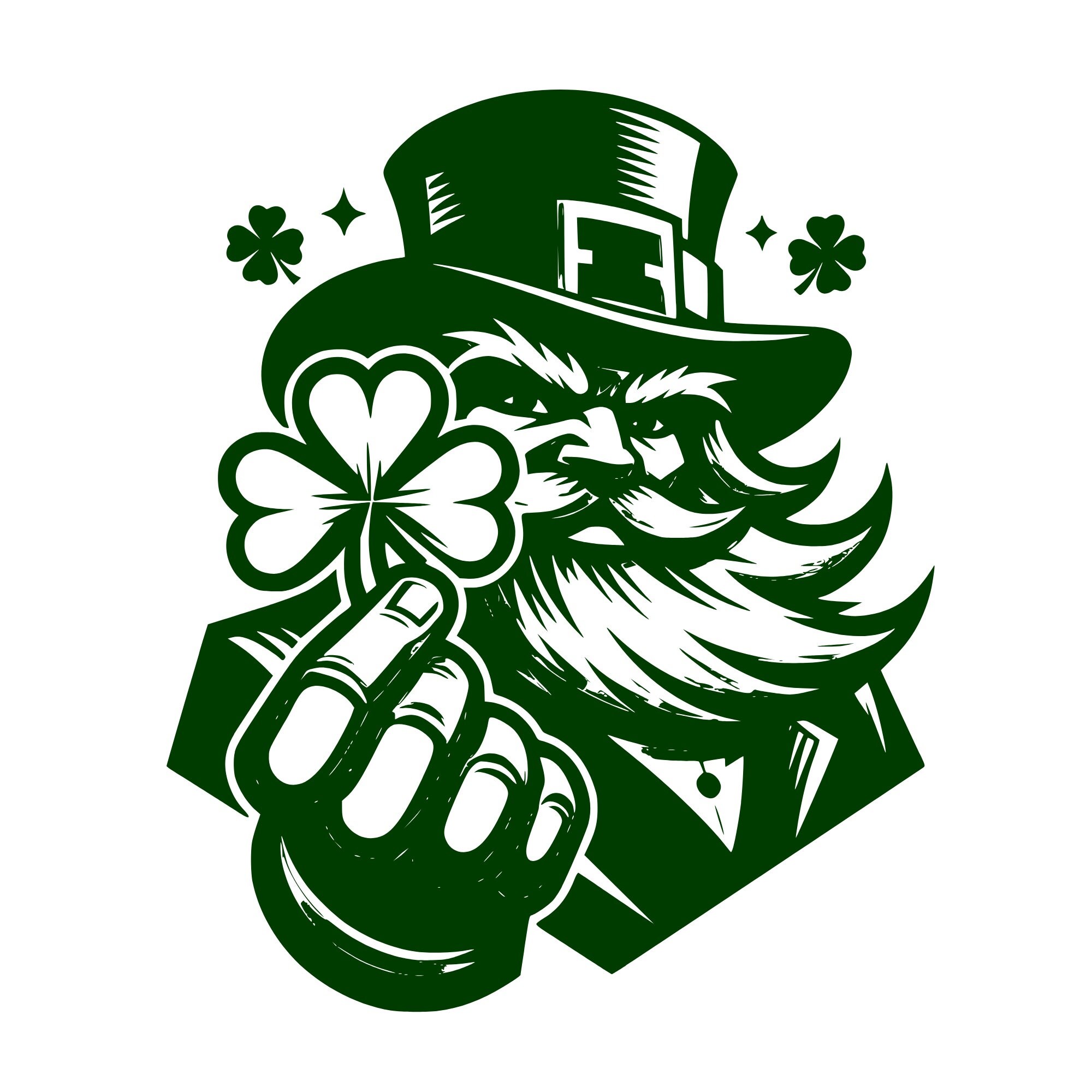 St. Patrick’s Day SVG/PNG | Lucky Shamrock | 4leaf Clover | Sublimation ...