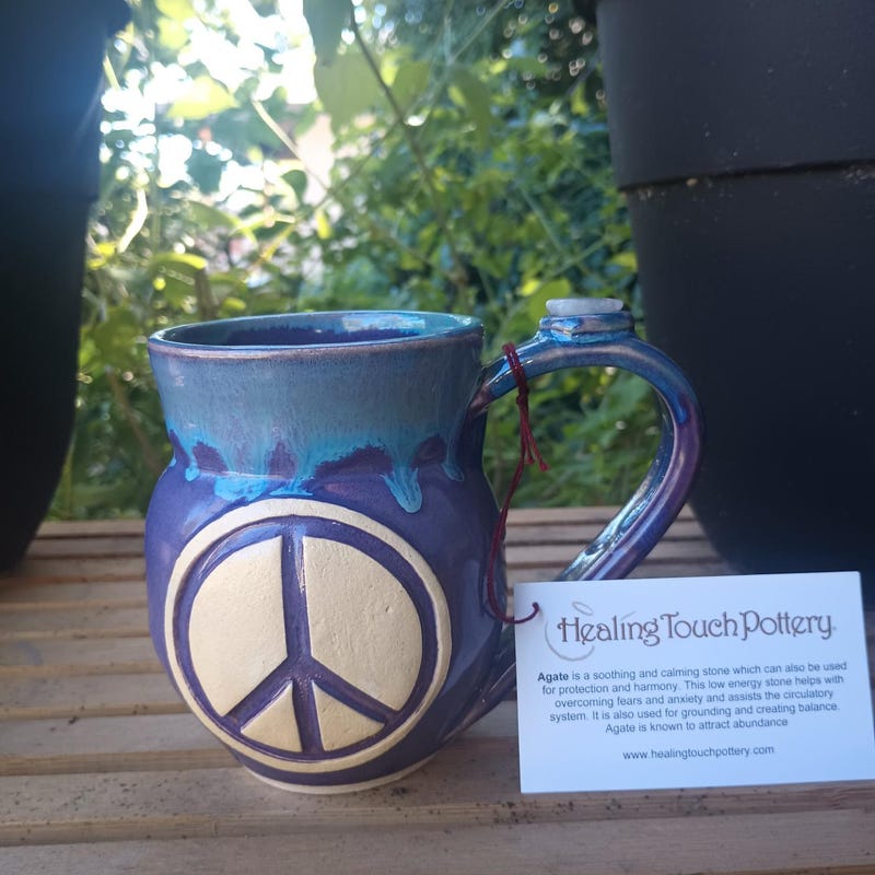 Pottery Peace Sign - Etsy