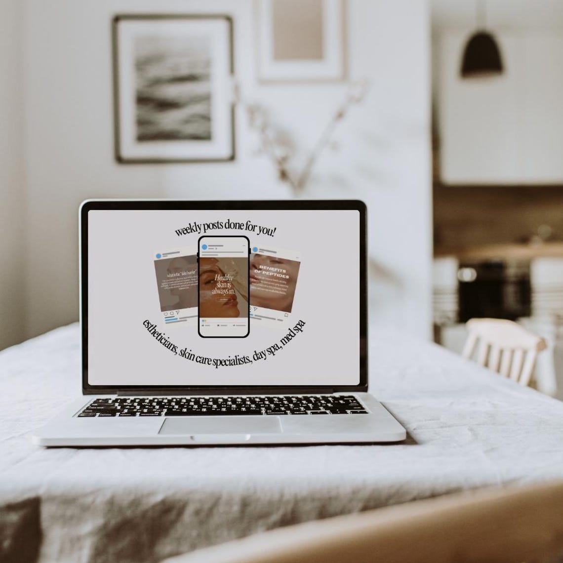 25 Aesthetic Esthetician Posts, Social Media Pre-made Posts for ...