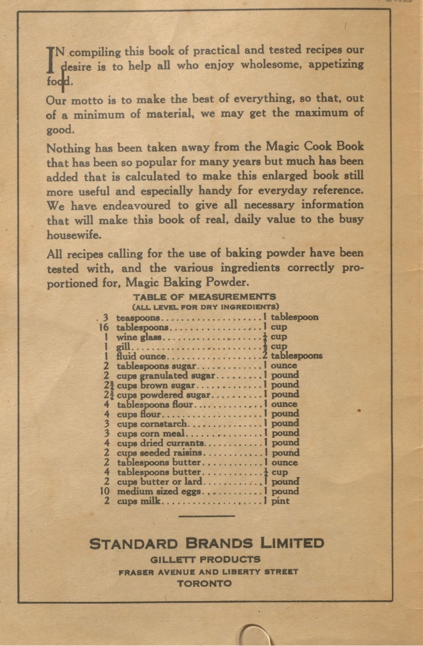 The Magic Cook Book,vintage Cook Book - Etsy