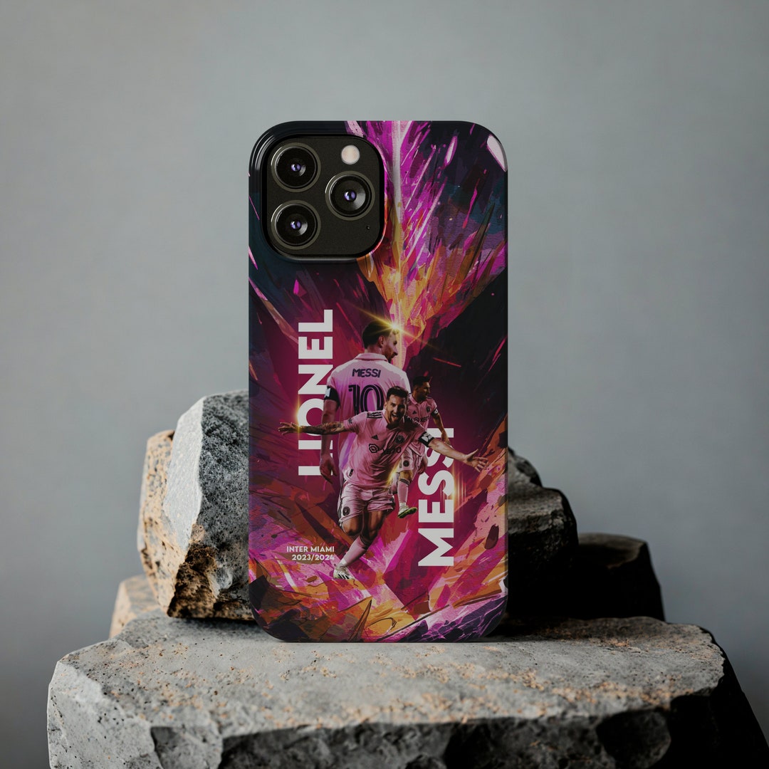 The GOAT Design Pink Devil: Lionel Messi Slim Phone Cases - Etsy