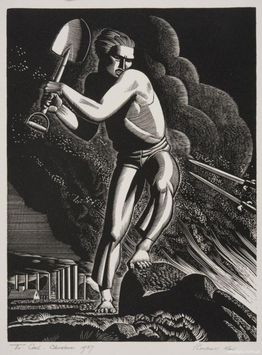 Workers of the World, Unite : Rockwell Kent Archival Quality Art Print ... Workers of the World, Unite : Rockwell Kent Archival Quality Art Print ...