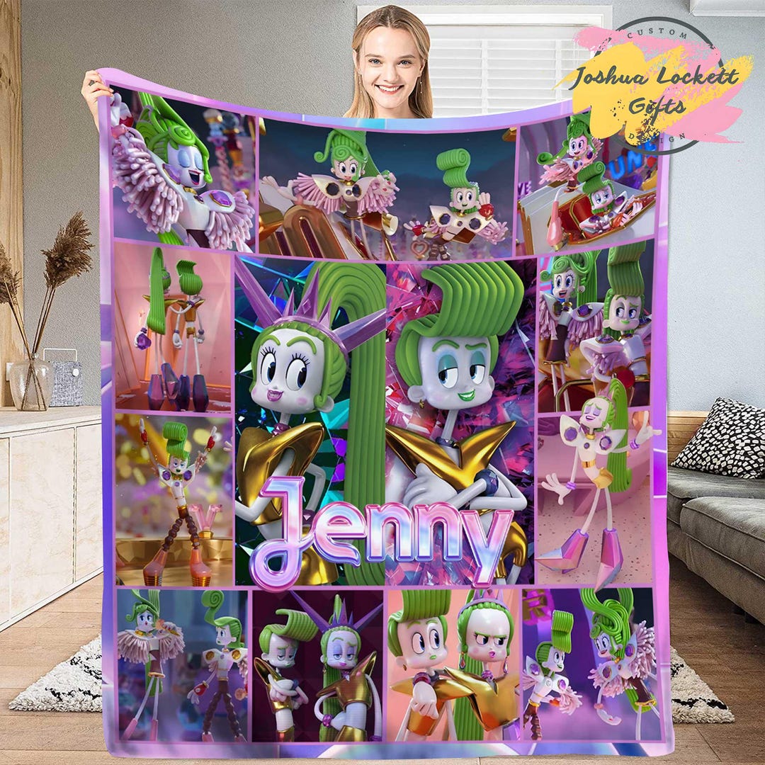 Personalized Velvet and Veneer Throw Blanket, Custom Name Trolls Band ...