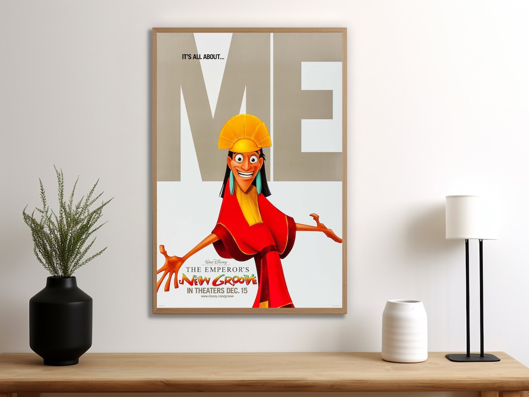 The Emperors New Groove Movie Poster/high Quality Canvas Art Print/room ...