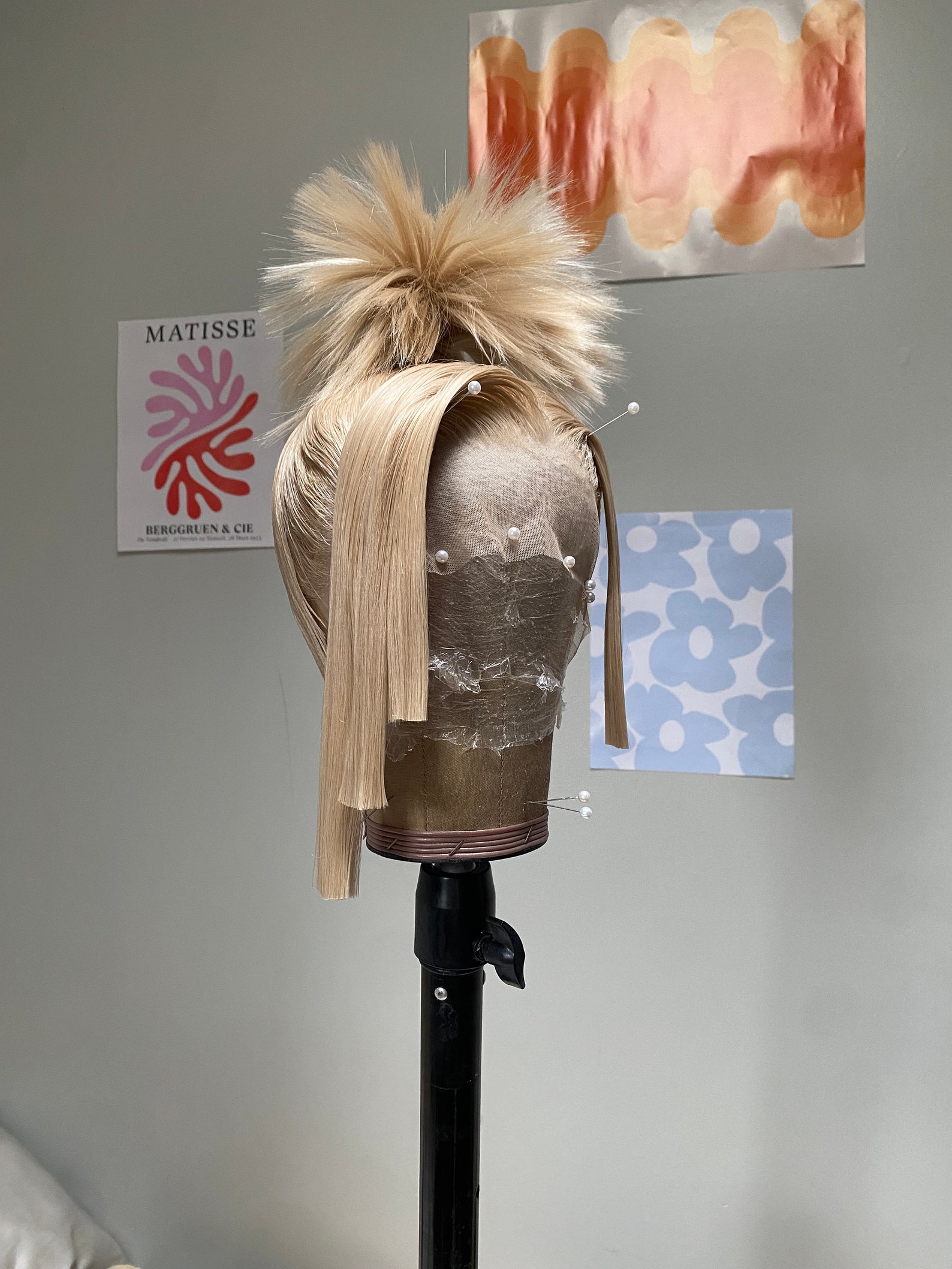 Pom Pom Updo: Synthetic Lace Front Wig - Etsy