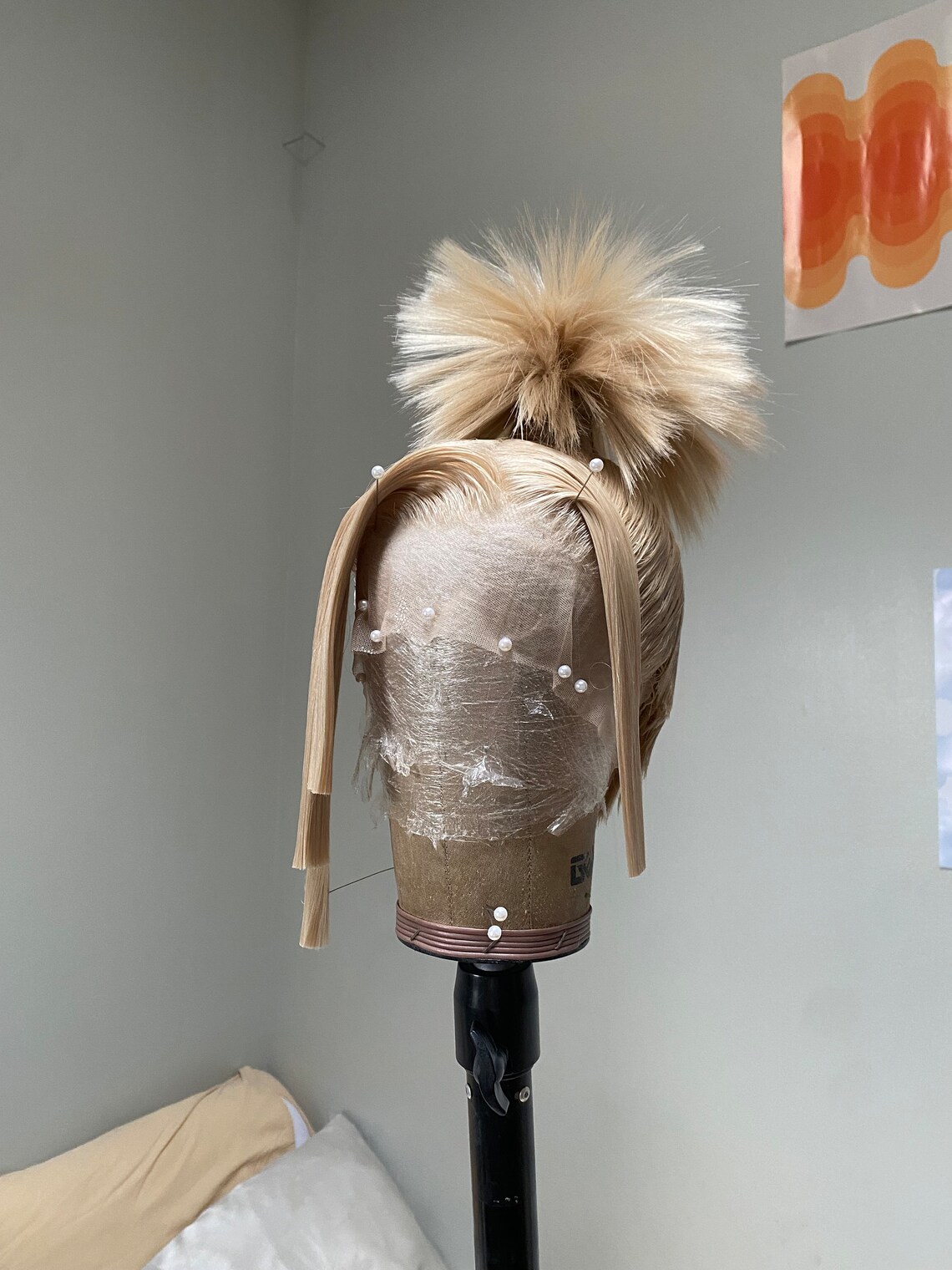 Pom Pom Updo: Synthetic Lace Front Wig - Etsy